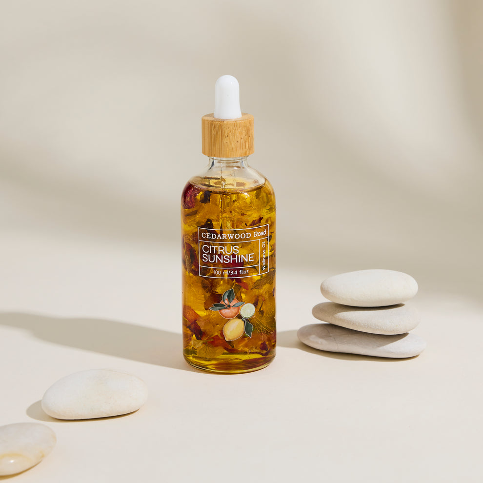 Citrus Sunshine Wellness Oil | Brightening Natural Face & Body Oil with ...