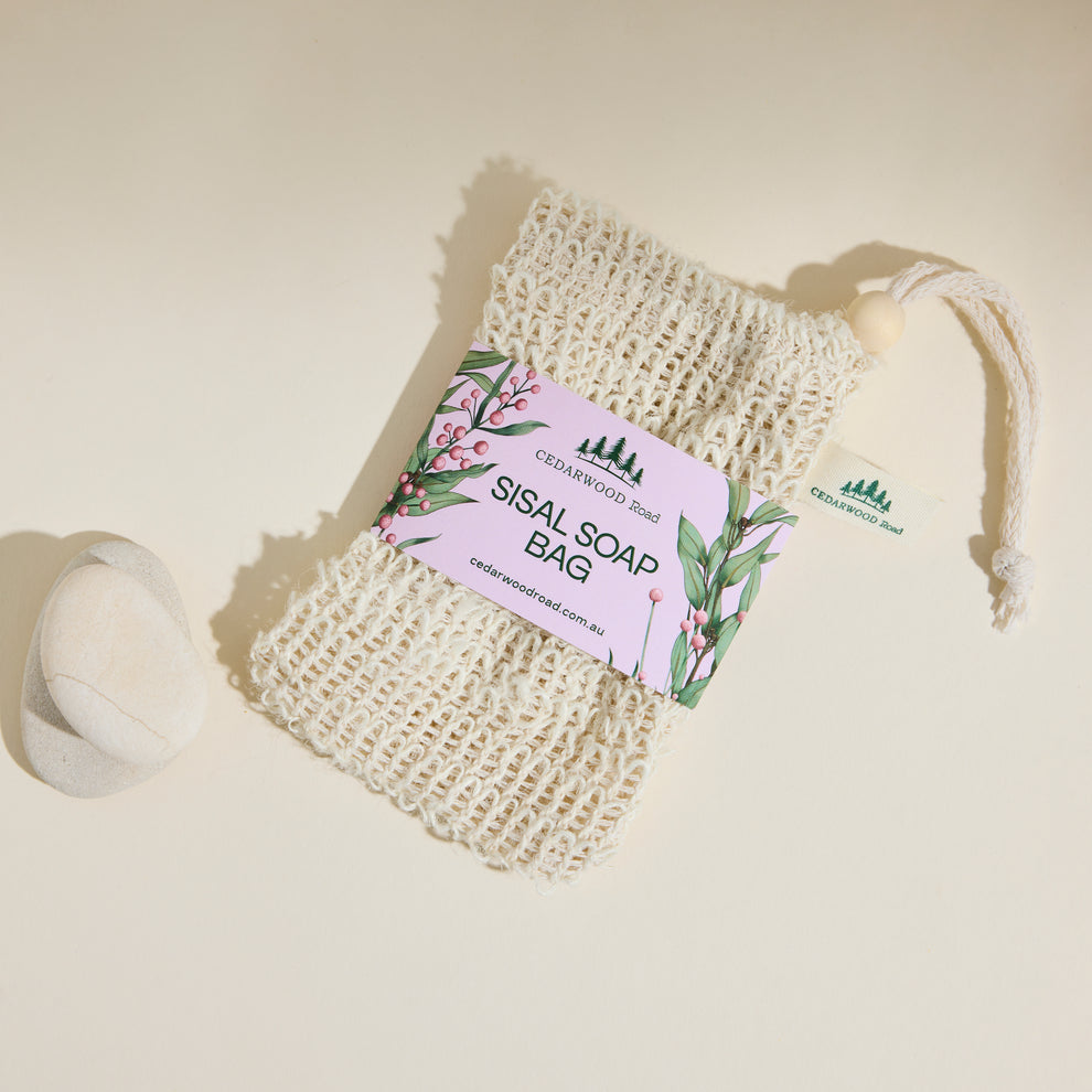 Sisal Soap Saver Bag | Natural Exfoliating Soap Bag for Zero-Waste ...